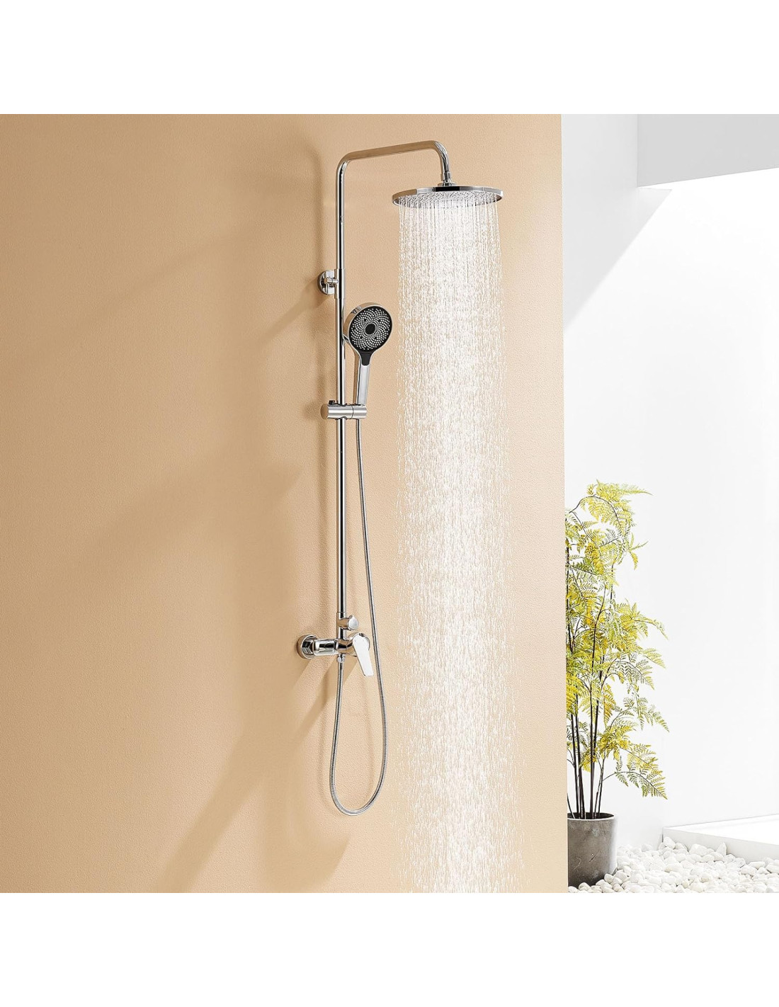 Set coloana dus inox